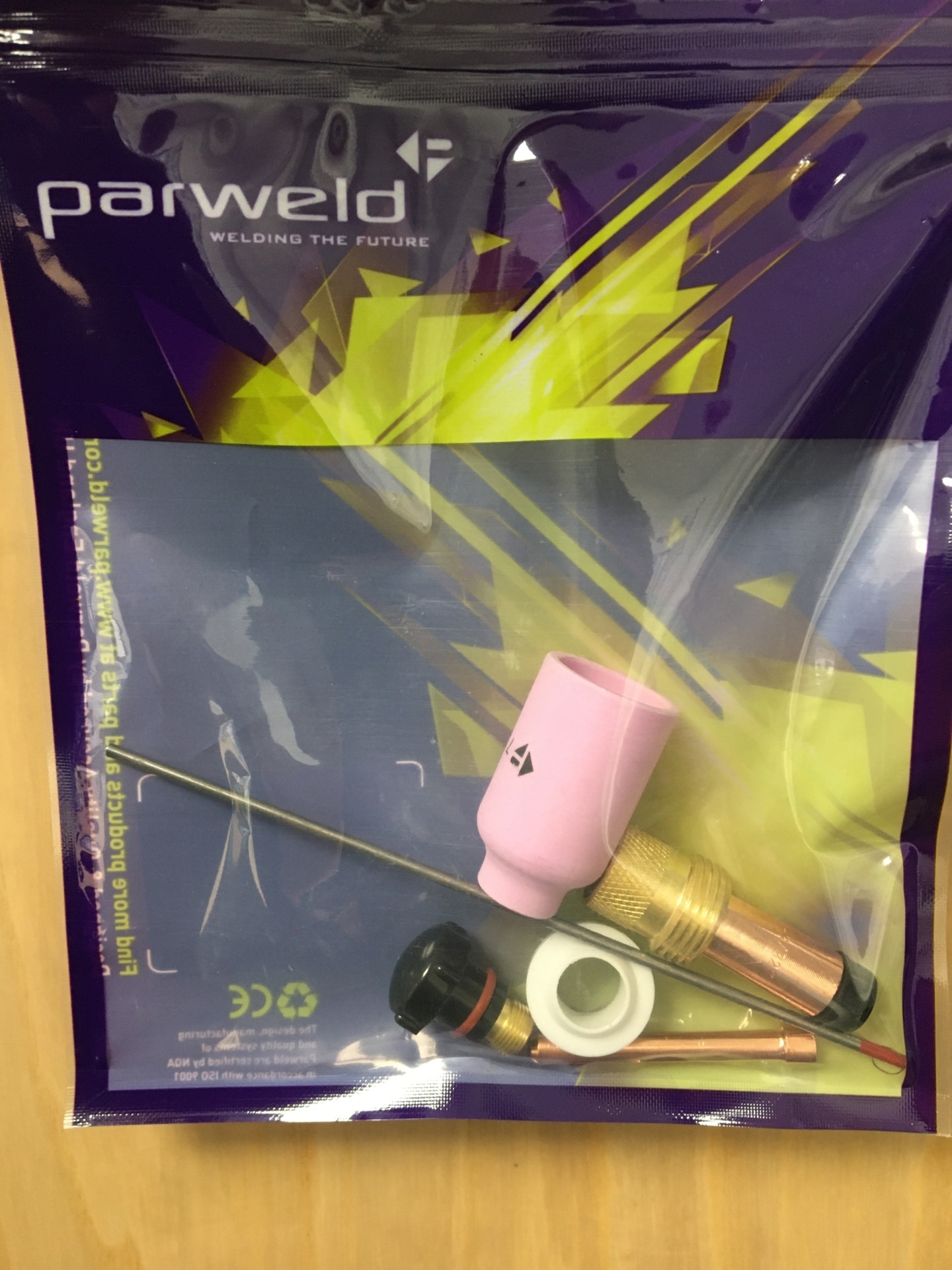 PARWELD WP17/26 STARTER KIT GAS 2.4MM (PB3658) - Brit Direct