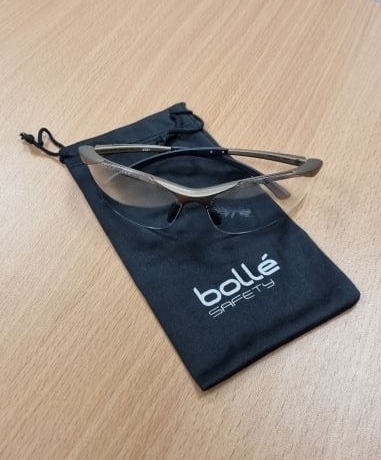SAFETY GLASSES - CLEAR LENS - BOLLE CONTOUR - Brit Direct